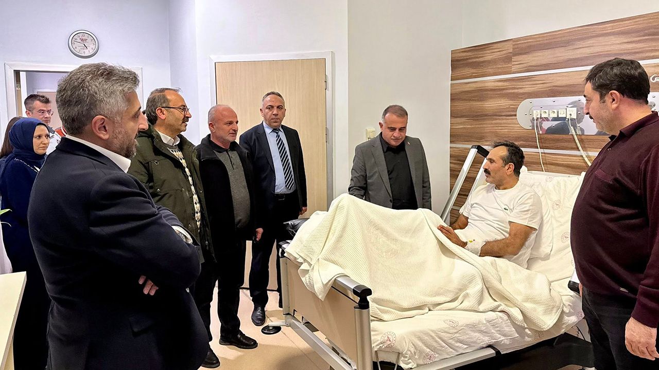 Yakup Alar’dan Başkan Remzi Torun’a geçmiş olsun ziyareti - Çorum Haber ...